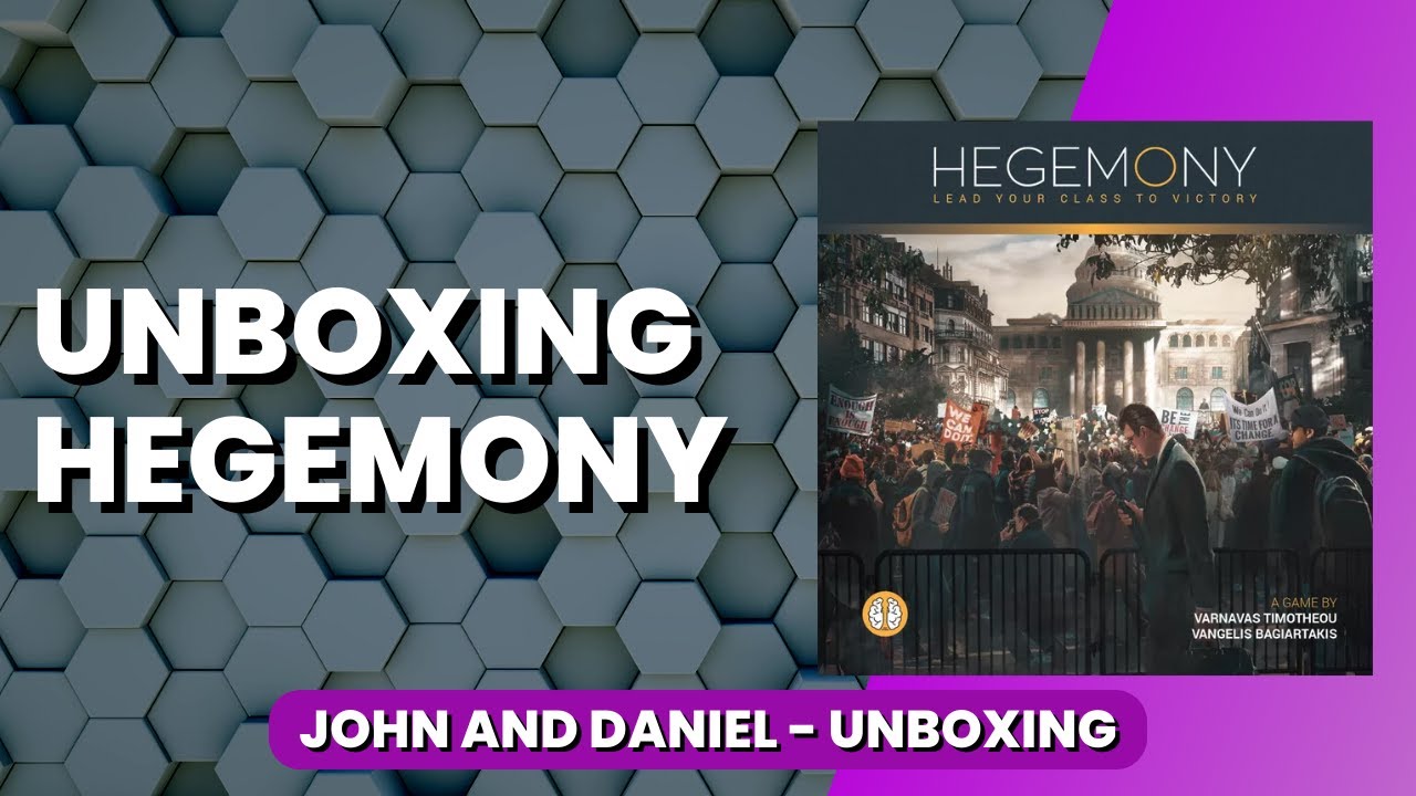 Hegemony - Unboxing - YouTube
