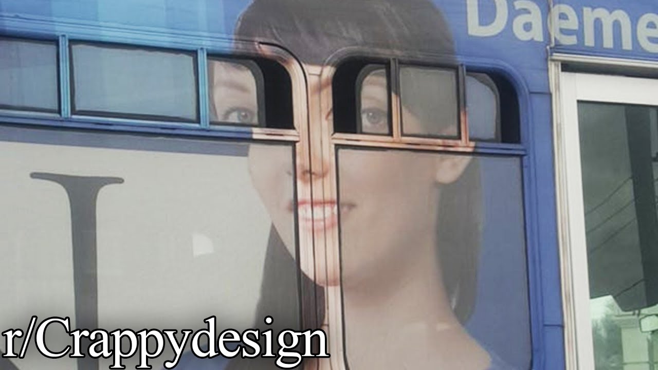 r/Crappydesign | stop this now. - YouTube