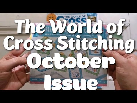 Flip Through October - The World of Cross Stitching Magazine Issue 298