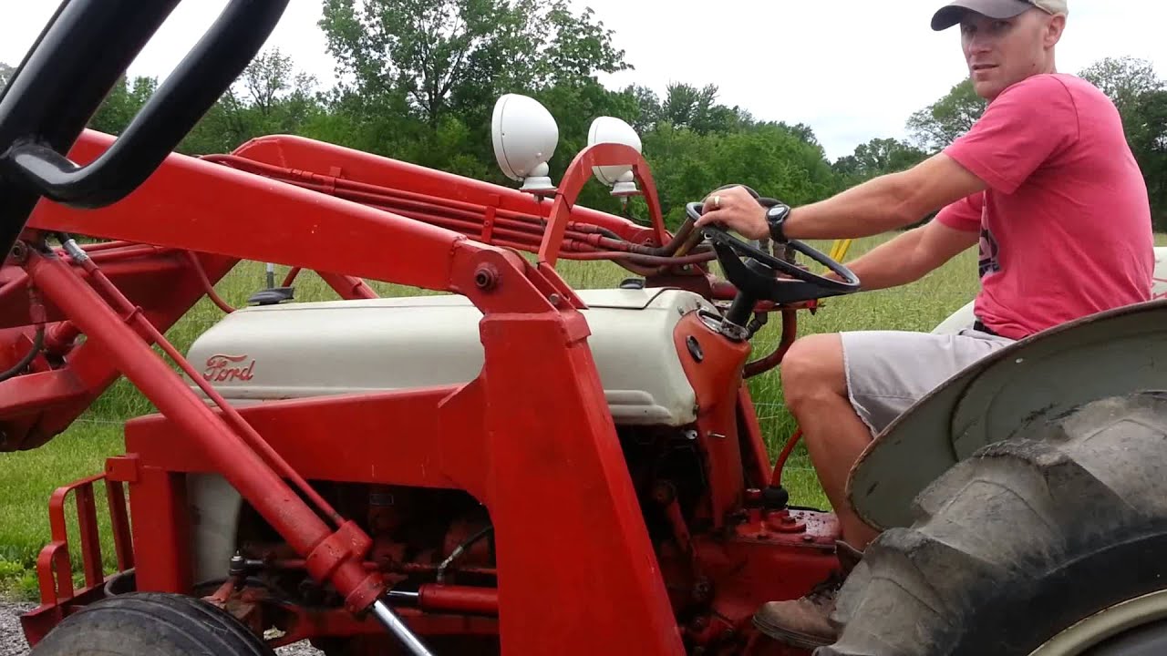 Joe haulin shingles to cabin with ford 8n - YouTube