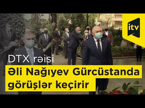 Dövlət Təhlükəsizlik Xidmətinin rəisi Əli Nağıyev Gürcüstanda görüşlər keçirir