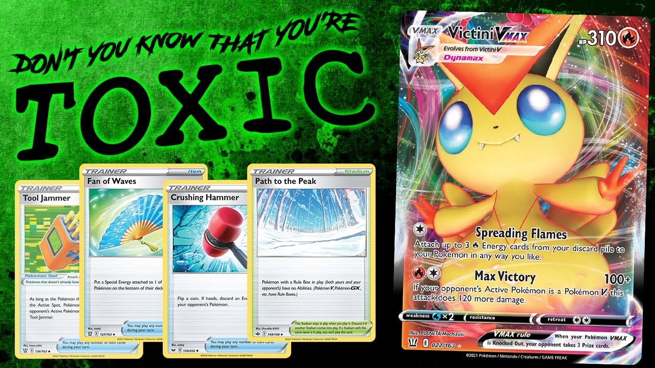 TOXIC DECK ALERT: Victini VMAX - YouTube