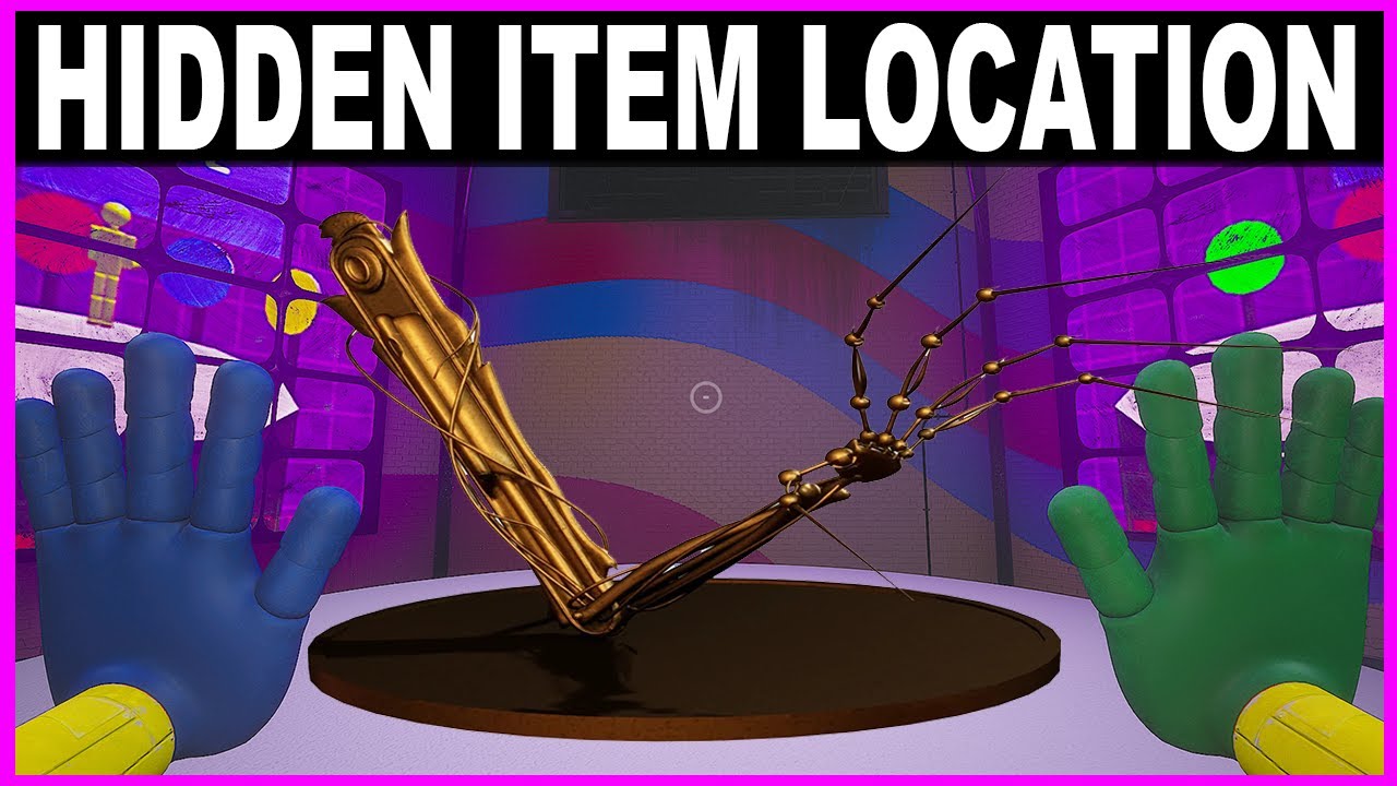 Poppy Playtime Chapter 2 - How to get Golden Claw - Hidden Collectibles ...