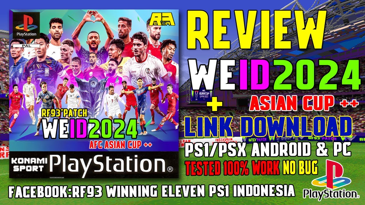 WE2002 MOD 2024 [WEID2024] PS1/PSX " AFC ASIAN CUP QATAR ++ - YouTube