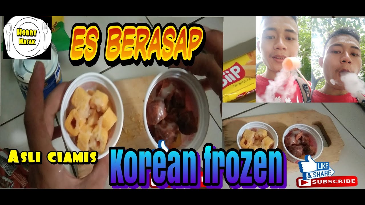 Es Asap Makanan Berasp KOREAN FROZEN SNAK [di jamin enak dan lezat ...