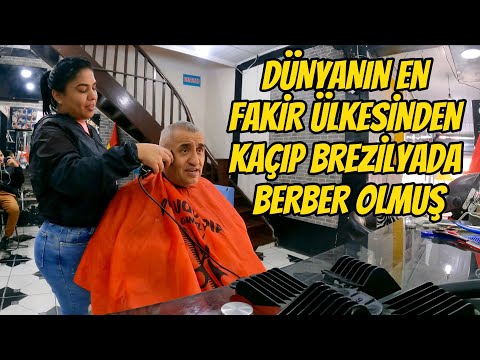 VENEZUELA’LI KADIN EKONOMİK KRİZDEN KAÇMIŞ BREZİLYA’DA BERBER OLMUŞ 🇧🇷