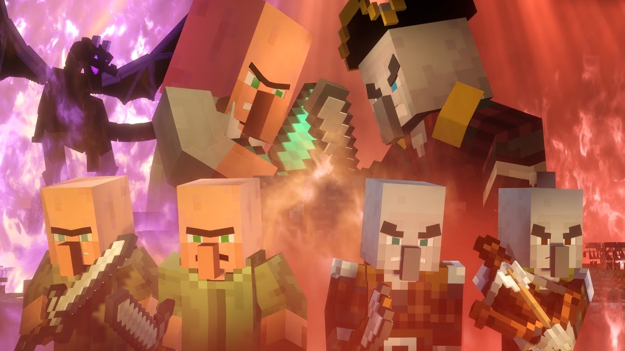 Villagers vs Pillagers LIFE - FULL MOVIE | MINECRAFT ANIMATION - YouTube
