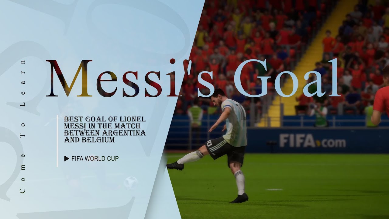 Lionel Messi Solo Goal | FIFA WORLD CUP | Gameplay | The Dribbling God ...