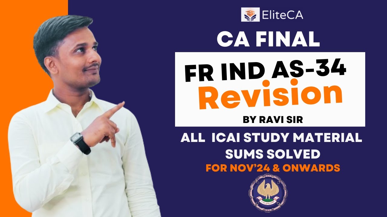 IND AS 34: Interim Financial Reporting | FR CA Final | ICAI Study ...
