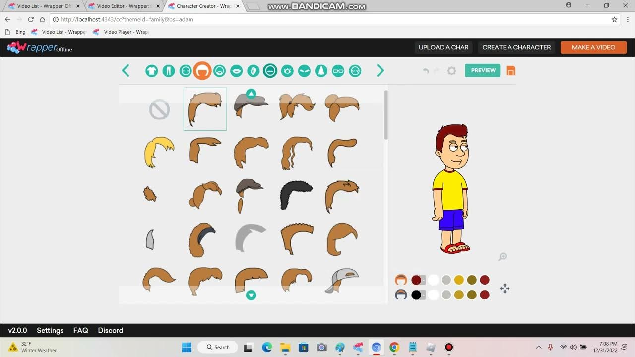 How To Make Caillou In Wrapper Offline 2.0.0 - YouTube