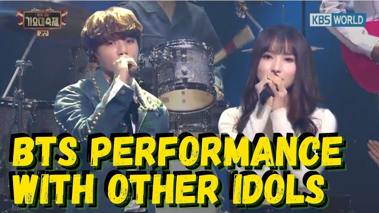 13 Times BTS Collab with Other Kpop | BTS collab stage - YouTube