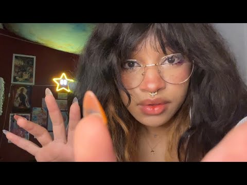 Upclose Visual asmr Humming , soft gentle singing and camera touching🧡 ...