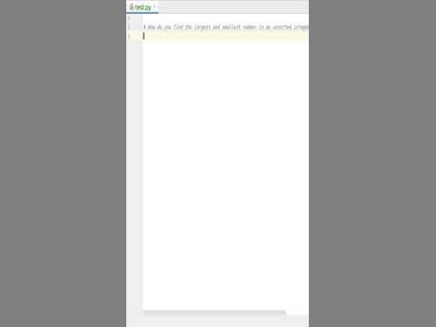 How to find the largest and smallest number in an unsorted integer ...