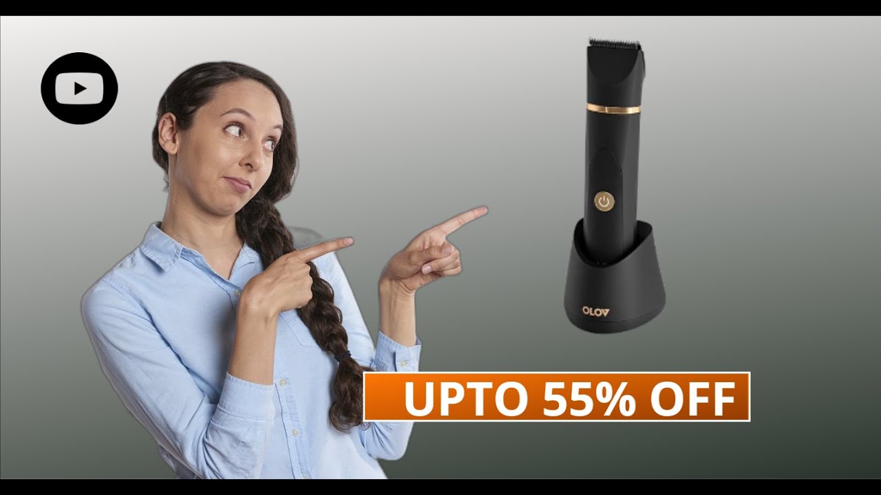 OLOV Electric Body Hair Trimmer - Groin Trimmer for Men - YouTube