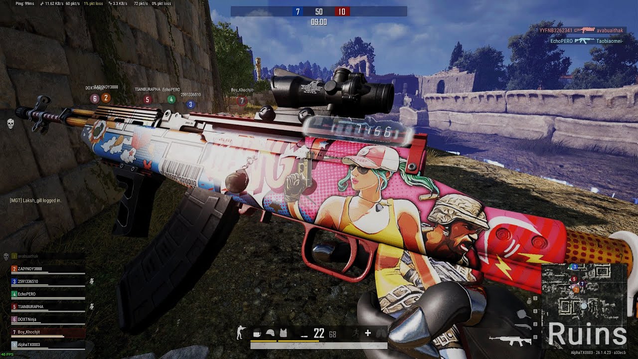 How to inspect weapon in PUBG pc key | PUBG_PC WEAPON battle stats # ...