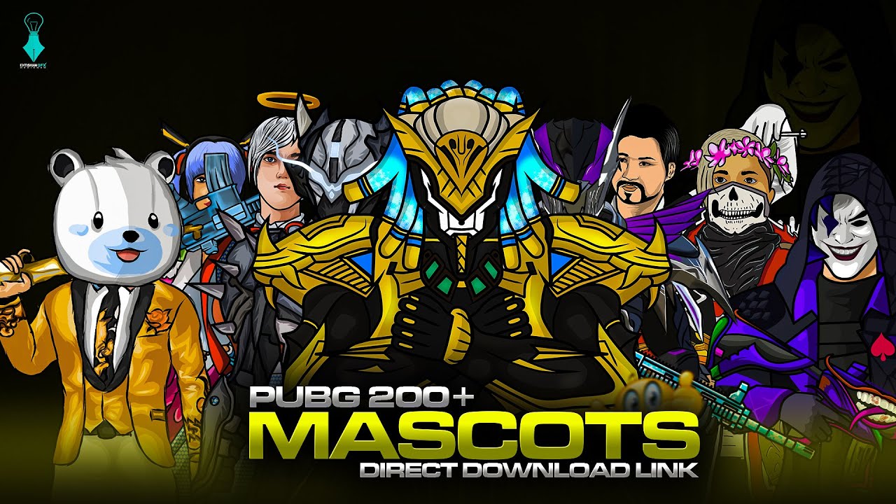 200+ PUBG Mascot Logos: Ultimate Pack for Gamers! 🔥 | Pubg mascot Logo ...