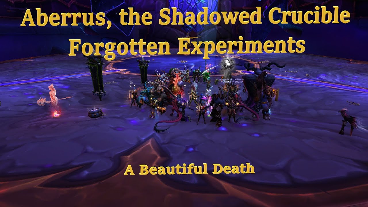 Aberrus, the Shadowed Crucible -The Forgotten Experiments - A Beautiful ...