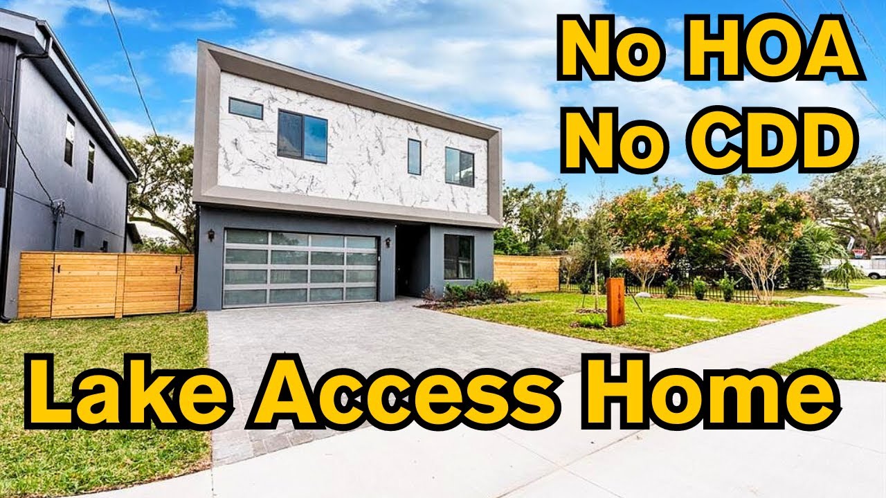 Modern Lakefront Model home Project - YouTube