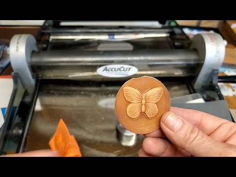 Leather Embossing Potter Press Impression Die with Accucut Grande Mark ...