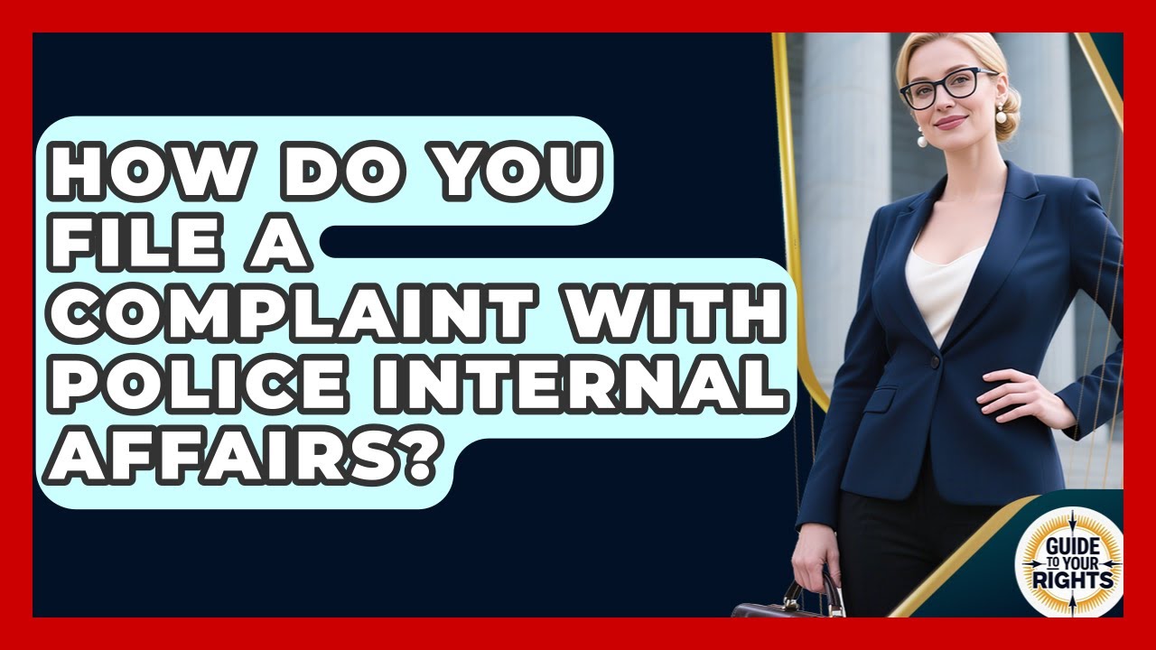 How Do You File A Complaint With Police Internal Affairs? - Guide To ...