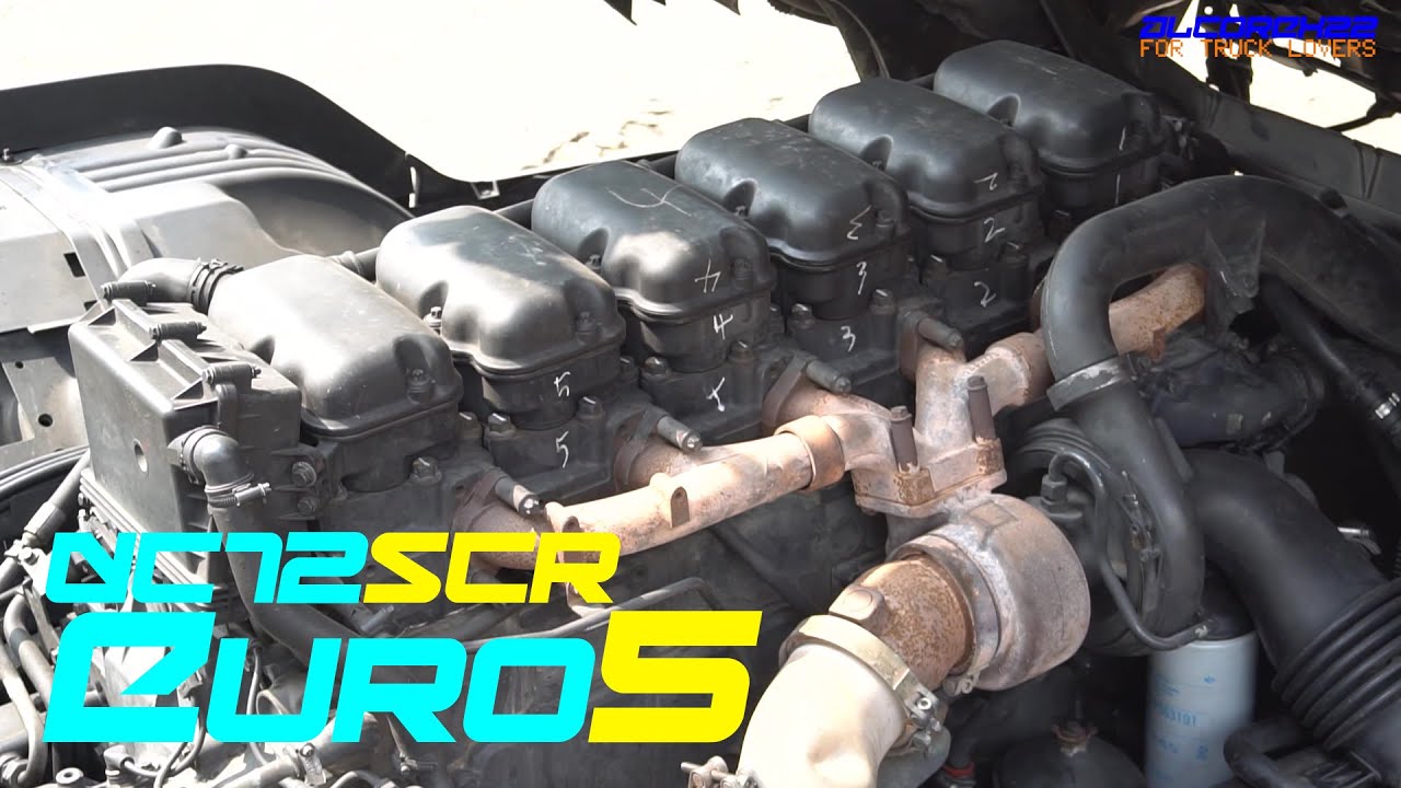 Scania DC12(SCR) Euro5 Engine View - YouTube