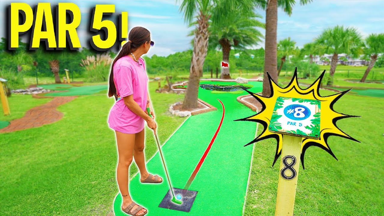 This Mini Golf Course has an Insane PAR 5 Mini Golf Hole! - YouTube