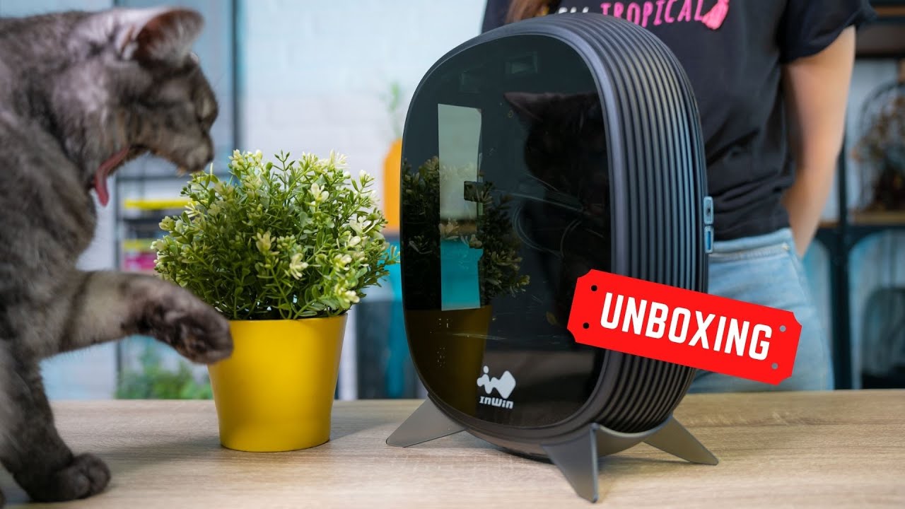 InWin B1 Mini ITX Tower | Unboxing & Closeup Shots - YouTube