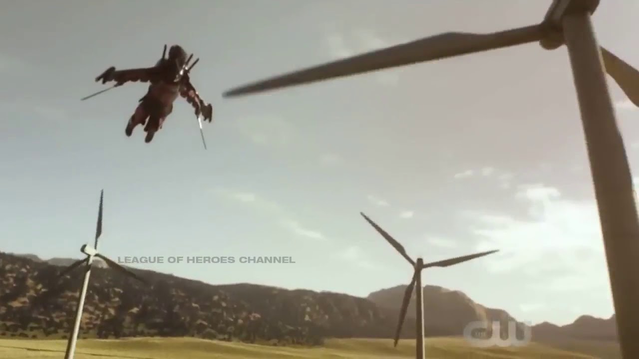 The Flash 4x01 The Flash vs Samuroid Barry Saves Iris - YouTube