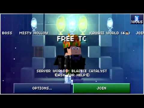 The Blockheads 1.6.2 how to get free Time Crystals Server - YouTube