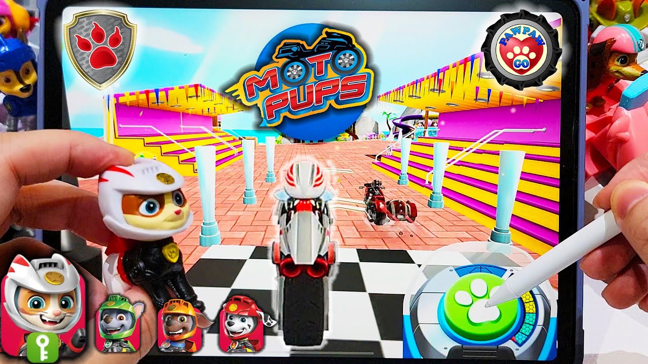 PAW Patrol Rescue World: Wild Cat Moto Pups vs. Ruff-Ruff Pack 🏍🏁FHD ...