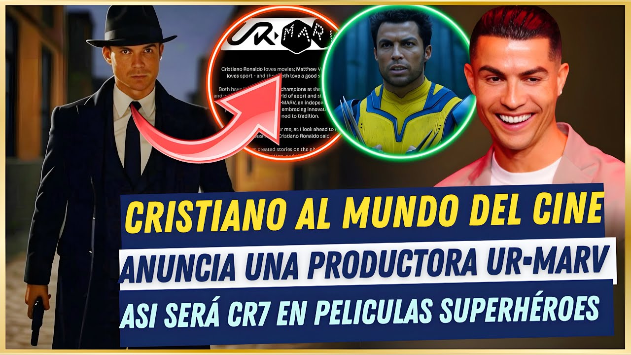 😱 CRISTIANO ANUNCIO junto a Matthew Vaughn una PRODUCTORA de CINE 🚀 CR7 ...