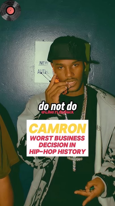 One of Hip-Hop’s Worst Moves? Cam’ron Sells 50% Publishing for a Car - YouTube