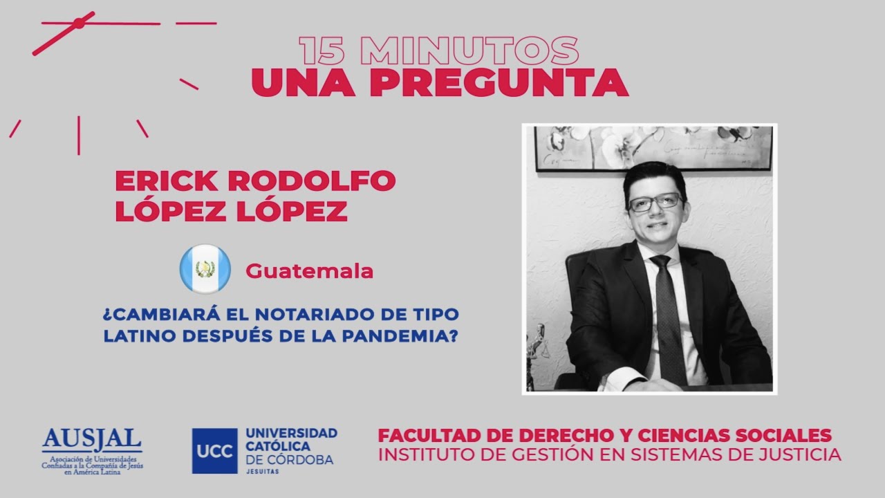 15 minutos y una pregunta. Erick Rodolfo López López - YouTube