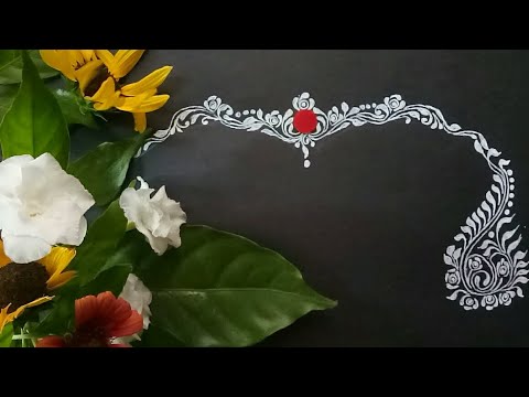 Advance floral Bridal kolka/Forehead and side simple kalka design # ...