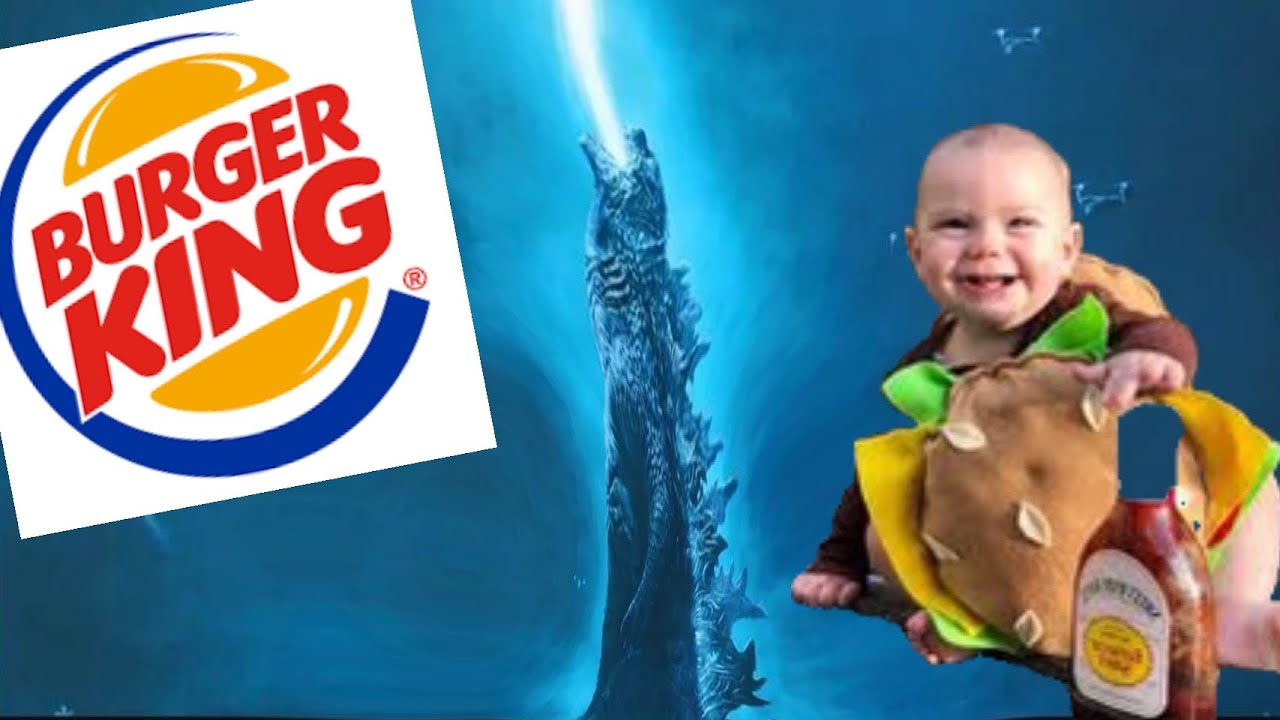 Godzilla Eating Burger King - YouTube