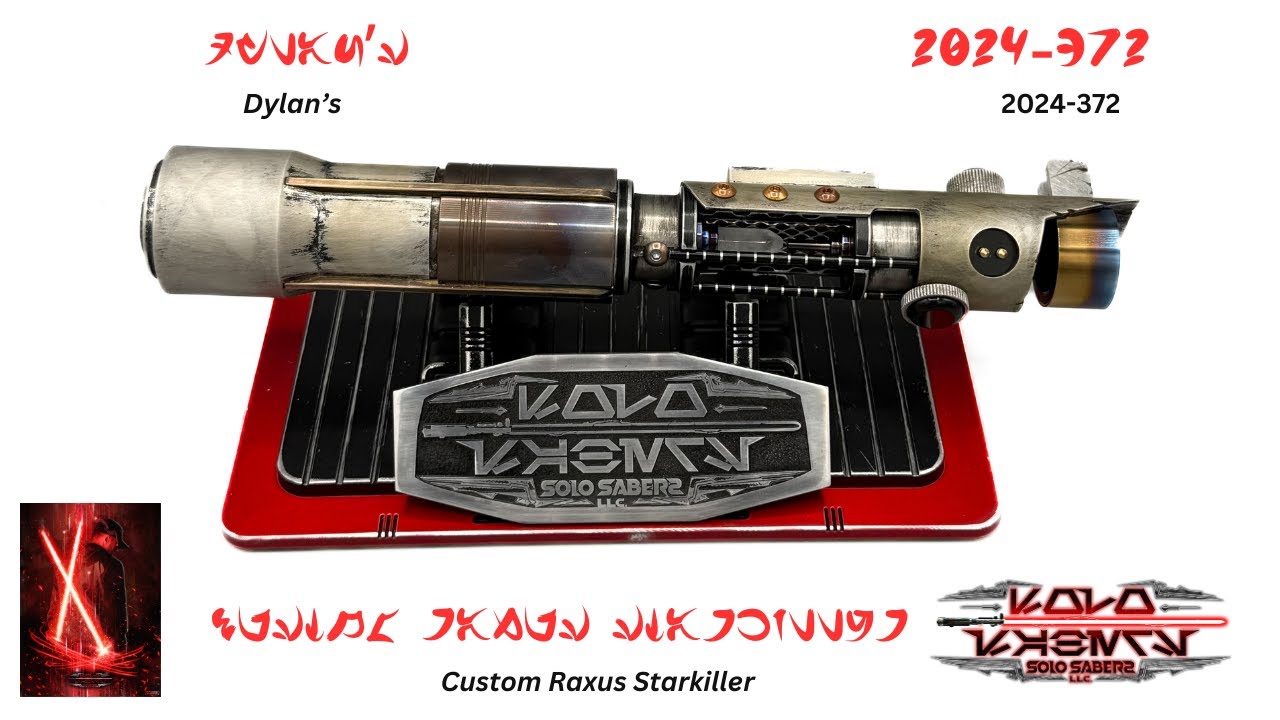 Dylan's Custom Raxus Starkiller Neopixel Lightsaber with Metal Chassis ...