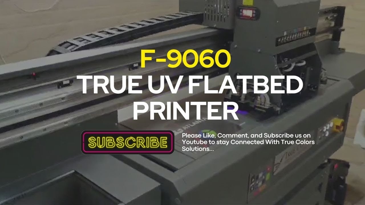 Digital UV Flatbed Printer...Metal Sheet Printing Machine. True 9060 UV ...