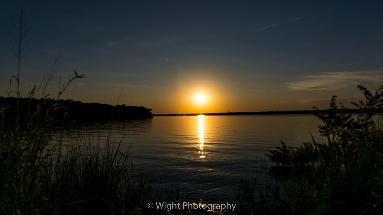 Lake Thunderbird Norman, Oklahoma Sunset Timelapse - June 11, 2019 ...