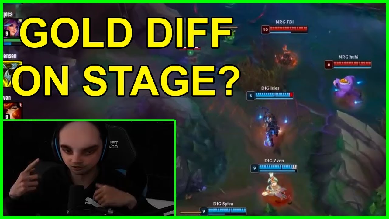 How Pro Players Calculate Gold Diff LIVE!! - YouTube