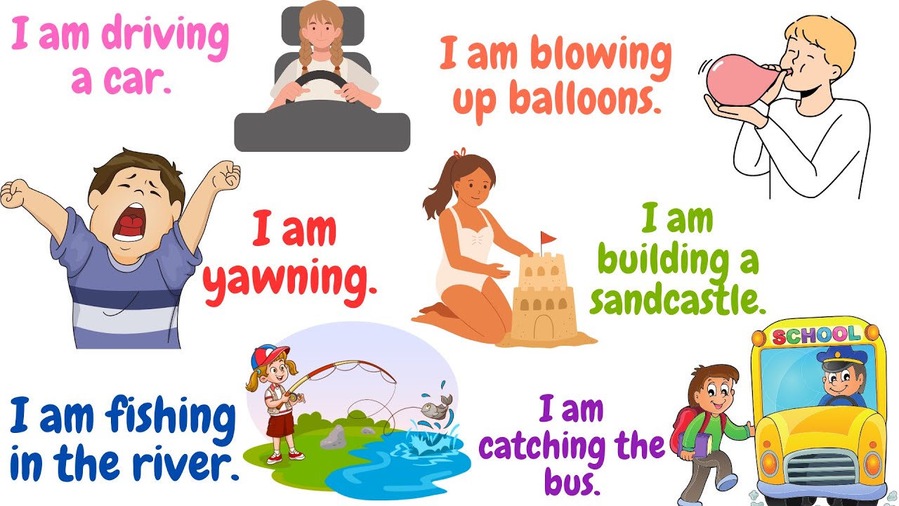 Fun English Practice: 40 Sentences Using Action Verbs for Daily Life ...