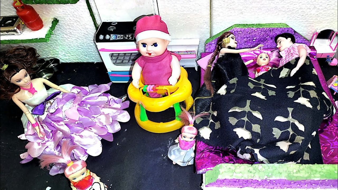 नेहा और सागर का घर, Doll Barbie ka ghar, Doll ki Video, Doll ke kapde ...