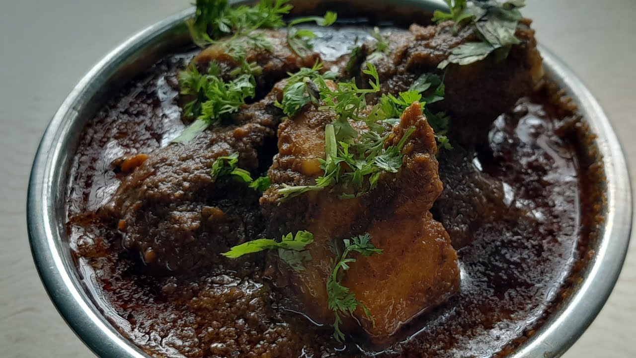 Black mutton curry.|..kala mutton Recipe | very Different Recipe 😋 ...
