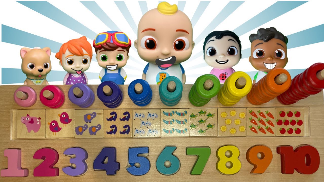 Best Learn Colors, Numbers & Counting 1 to 10 | Preschool Cocomelon ...