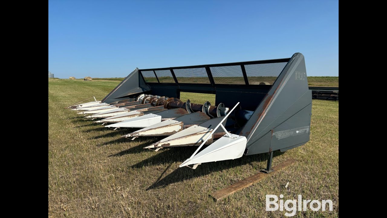 BigIron Auct KP1754 Sunmaster 8R30 Header - YouTube