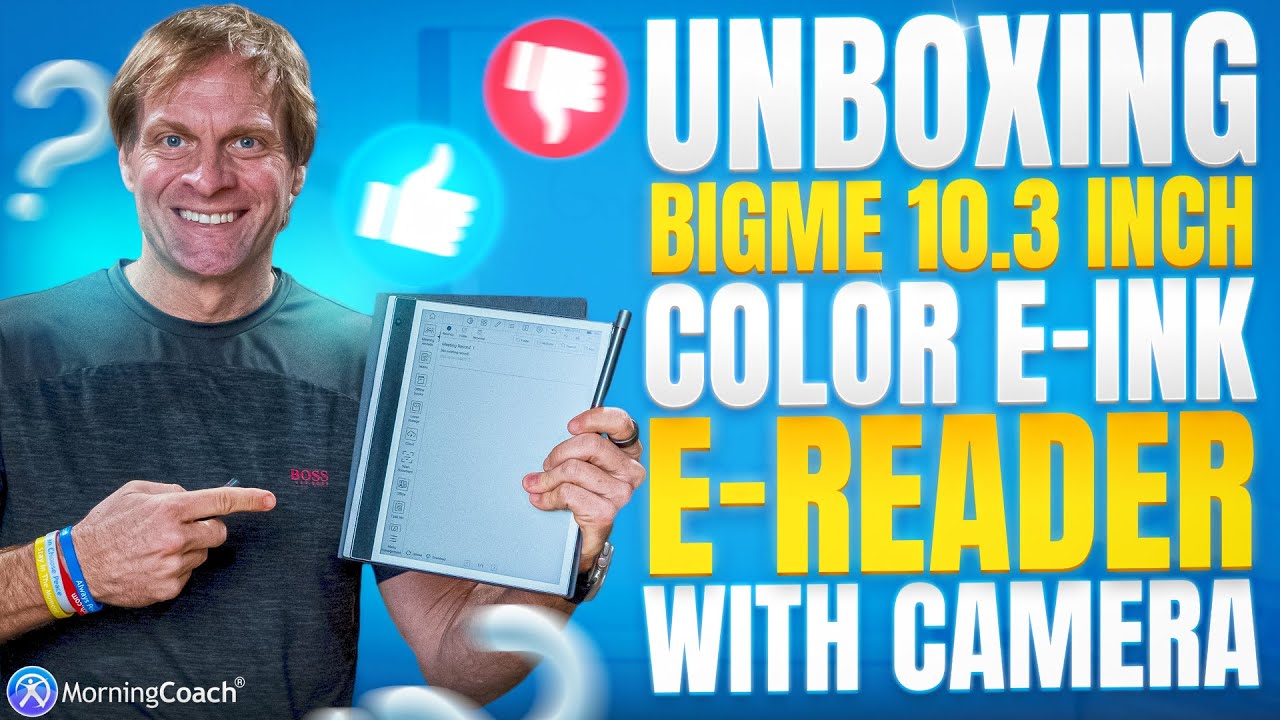 Unboxing Big Me 10.3 Inch Color E-ink E-reader With Camera - YouTube