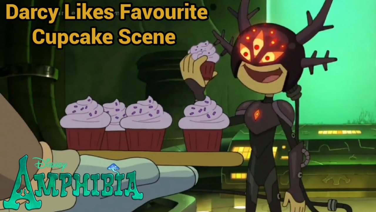 Darcy Likes Favourite Cupcake Scene | Amphibia (S3 EP14B) - YouTube