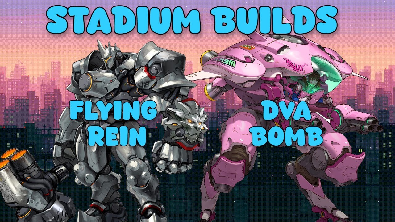 Flying Reinhardt & DVA Bomb | Build guide | Season 5 stadium ...
