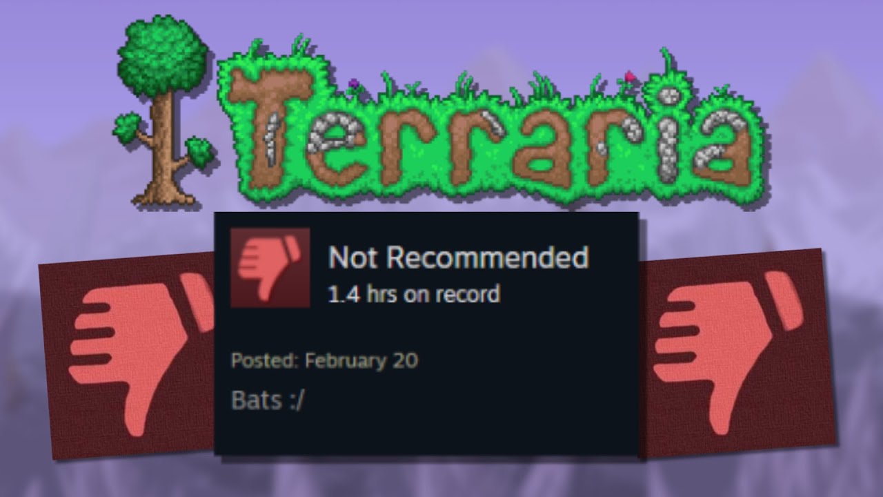 How True Are Terraria's Negative Reviews? - YouTube