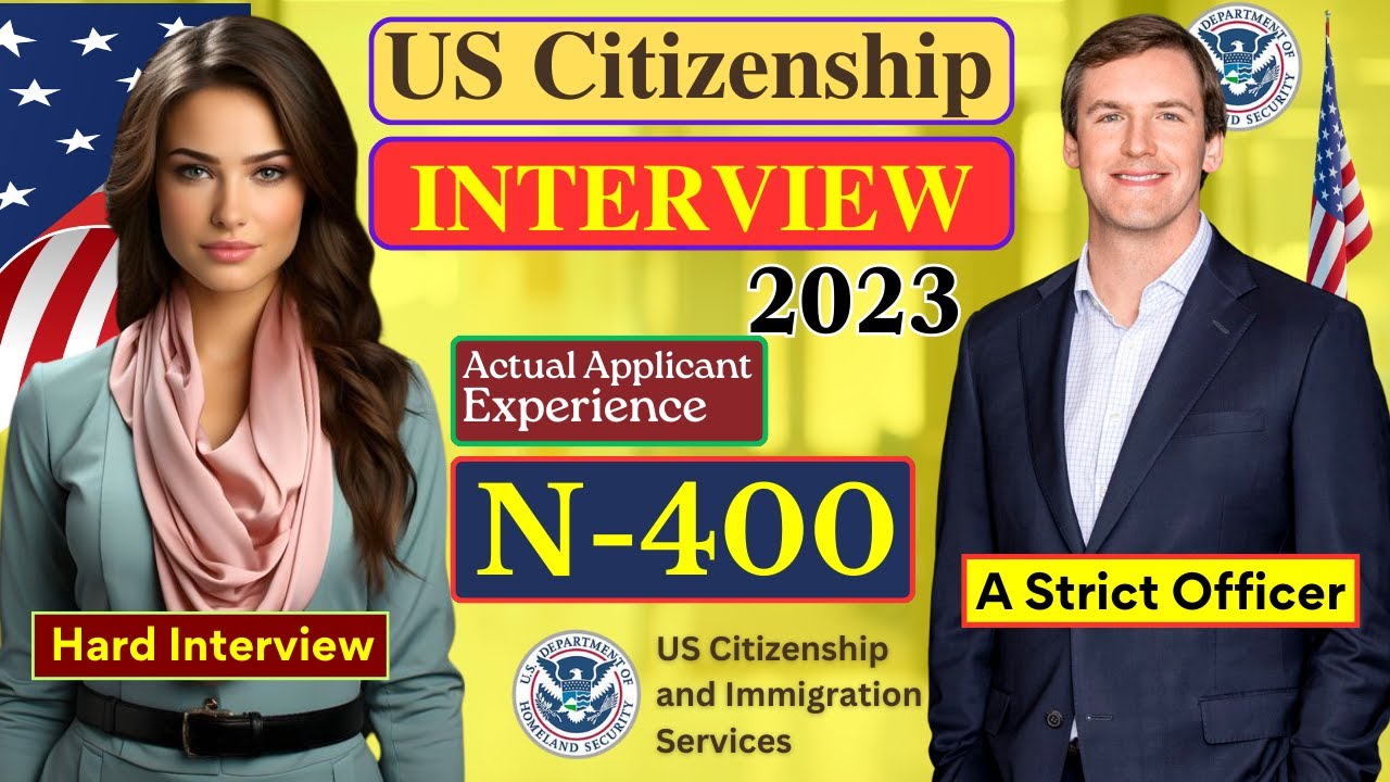 Practice US Citizenship Interview 2023 | N-400 Naturalization Test ...