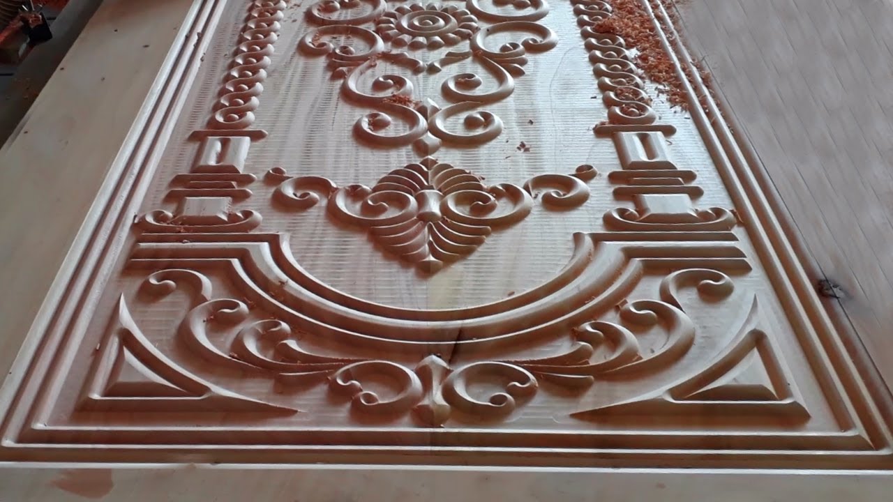 Wonderful Smart Wooden Door Pocket Design with cnc Router Machine ...